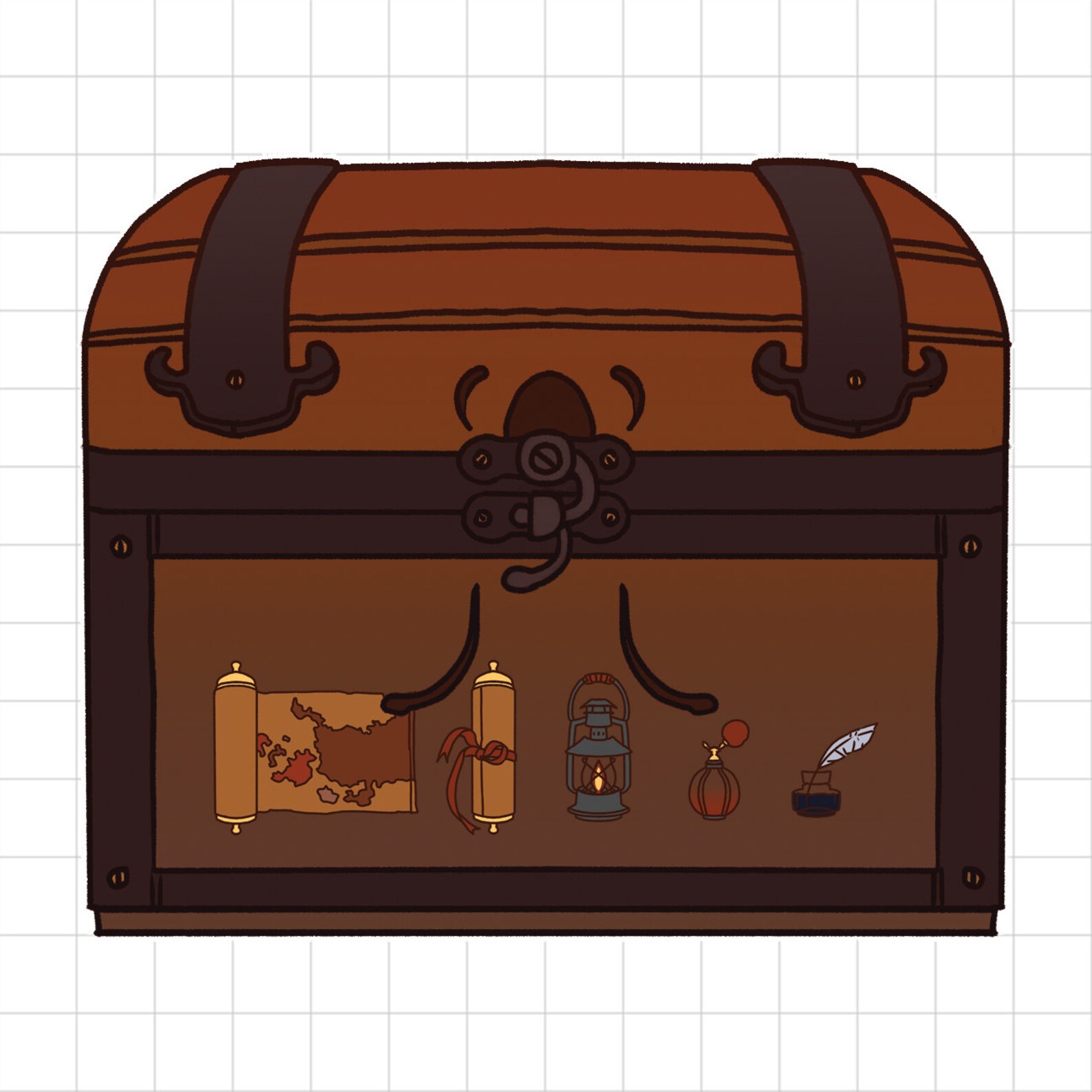 Dnd Shaker Keychain Charm, Bard Diplomat's Pack | Dungeons and Dragons ...