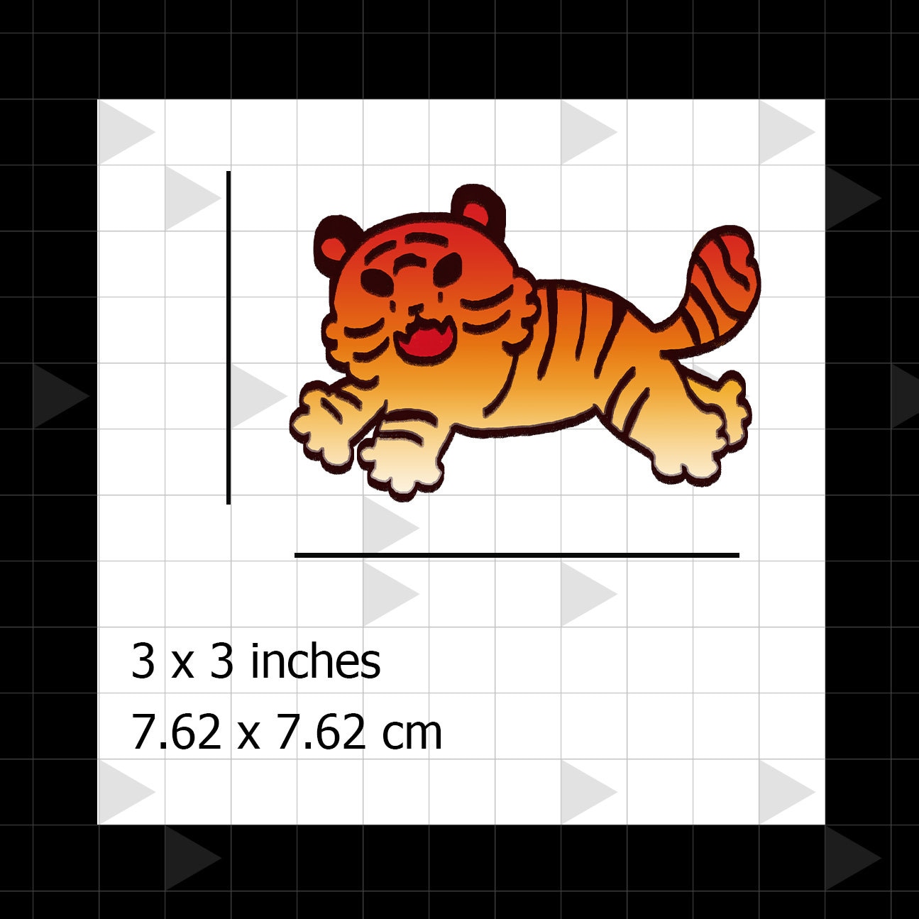 Cute Chibi Tiger Balm Waterproof Sticker Funny Cat Stickers, Kitty Cat ...