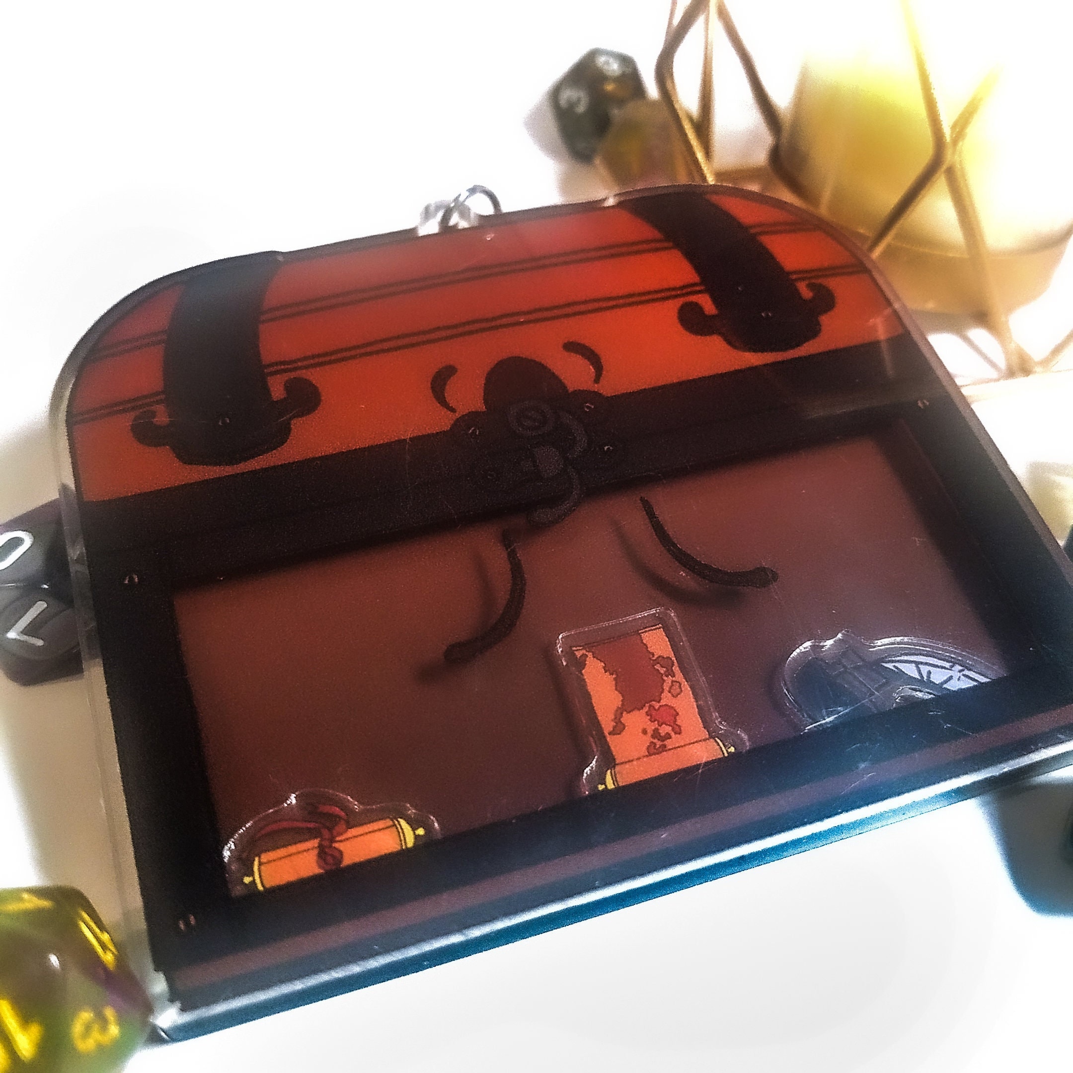 Dnd Shaker Keychain Charm, Bard Diplomat's Pack Dungeons and Dragons ...