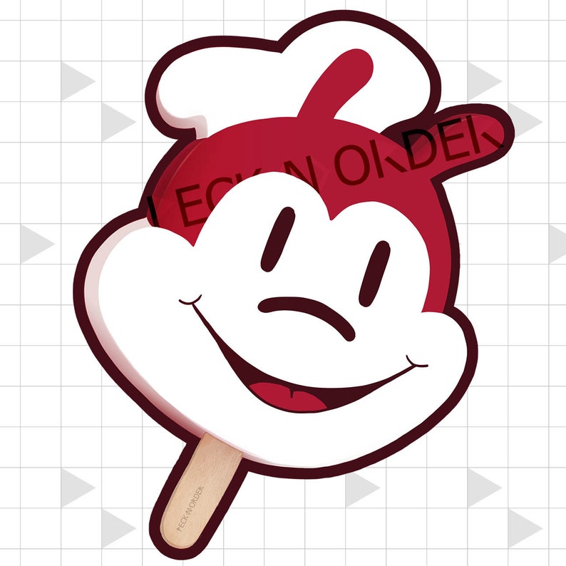 Jollibee Character Popsicle Vinyl Sticker Filipino Cartoon - Etsy