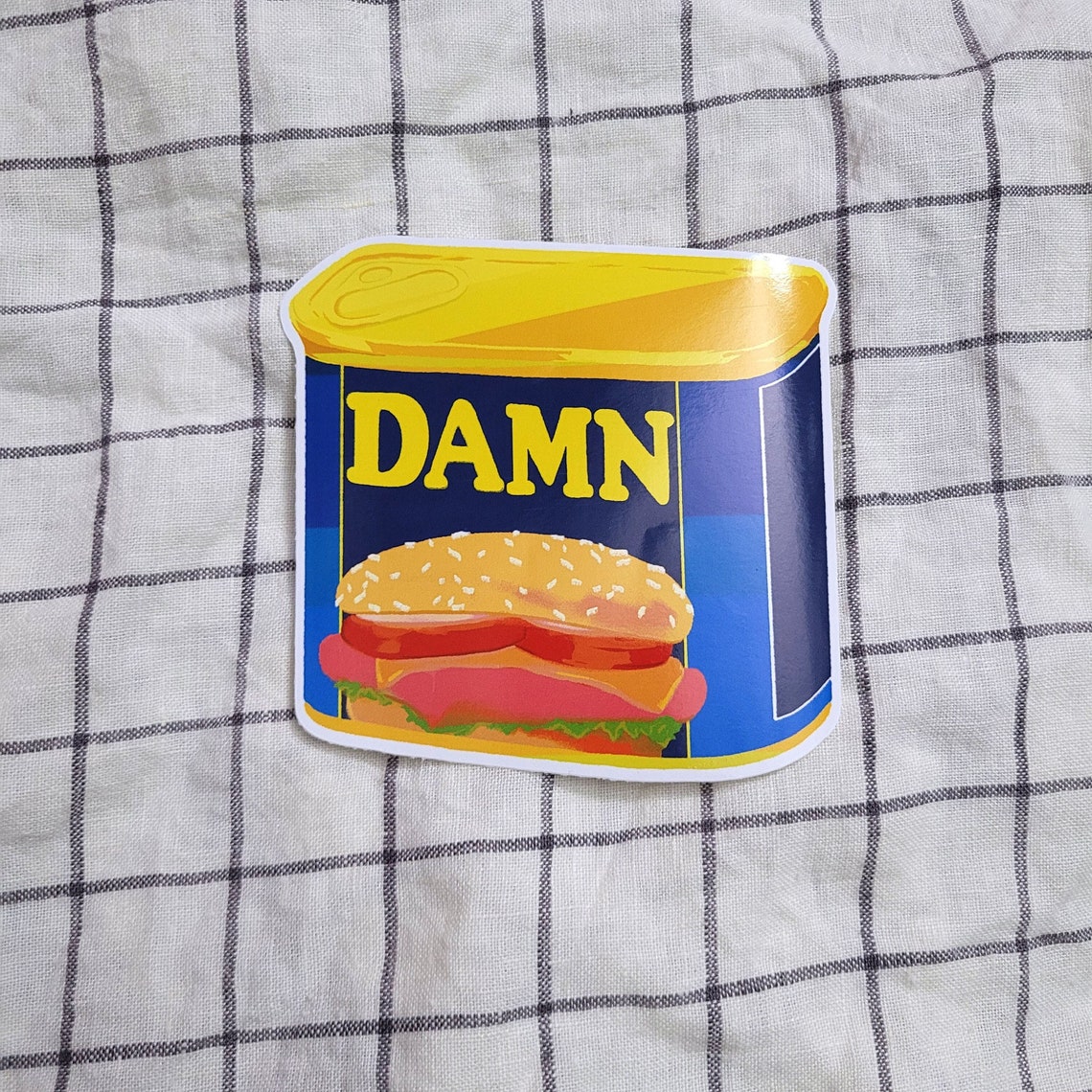 Canned SPAM Sticker | Funny Food Die Cut Weatherproof Vinyl Sticker ...
