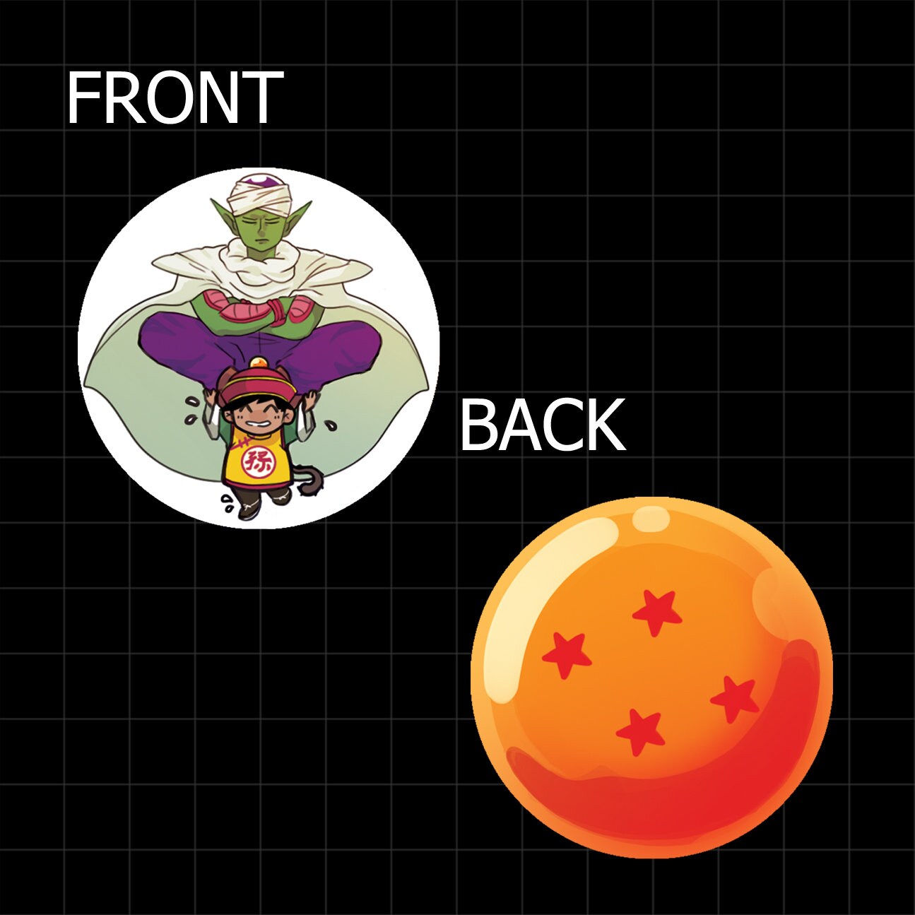 Dragon Ball Inspired Villains Acrylic Character Charms Beerus, Frieza ...