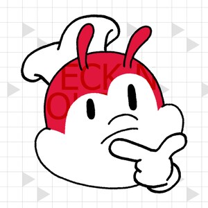 Asian Snacks Stickers | Thinking Jollibee Vinyl Die Cut | Filipino ...