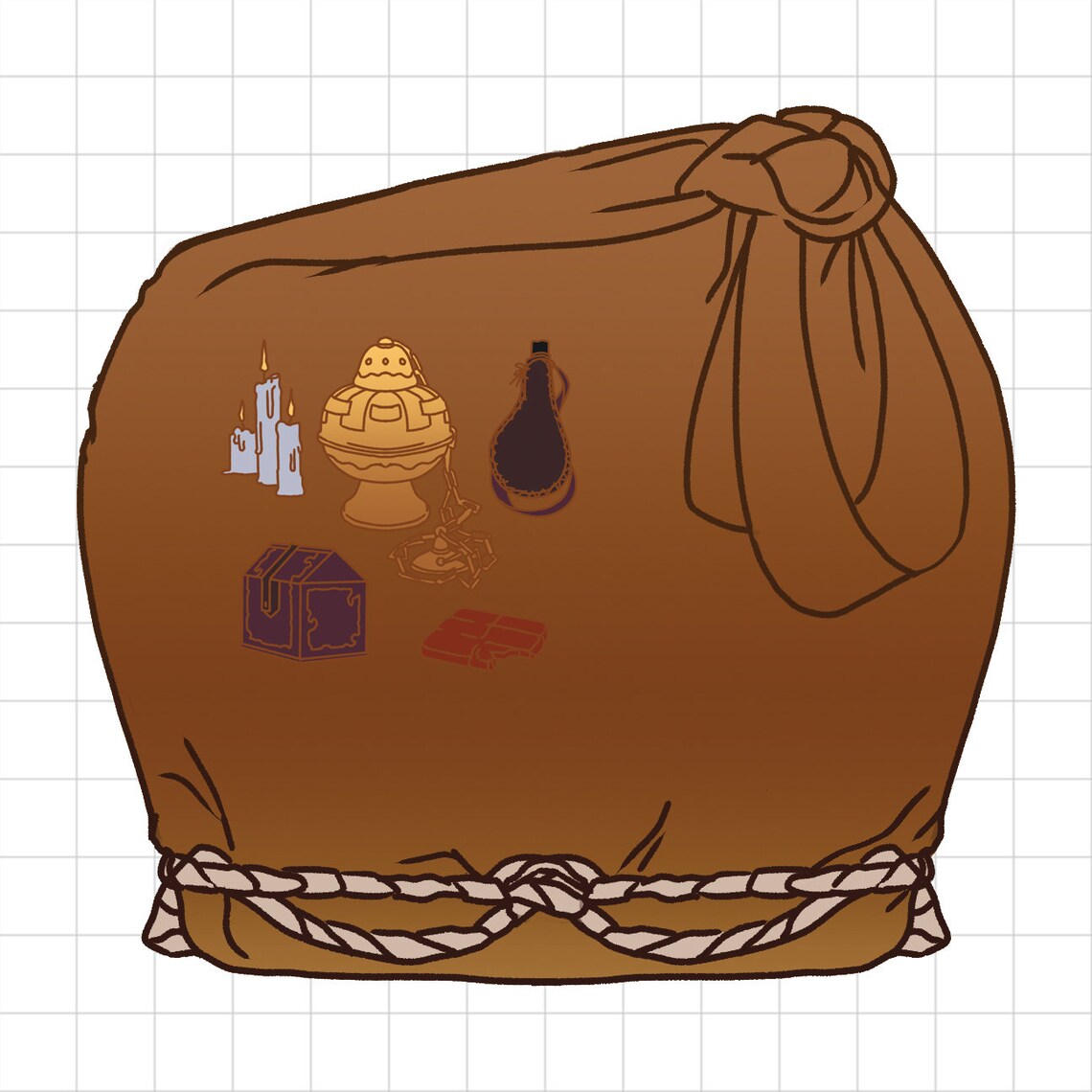 Dnd 5E Shaker Charm Keychain Cleric Monk Priest's Pack - Etsy