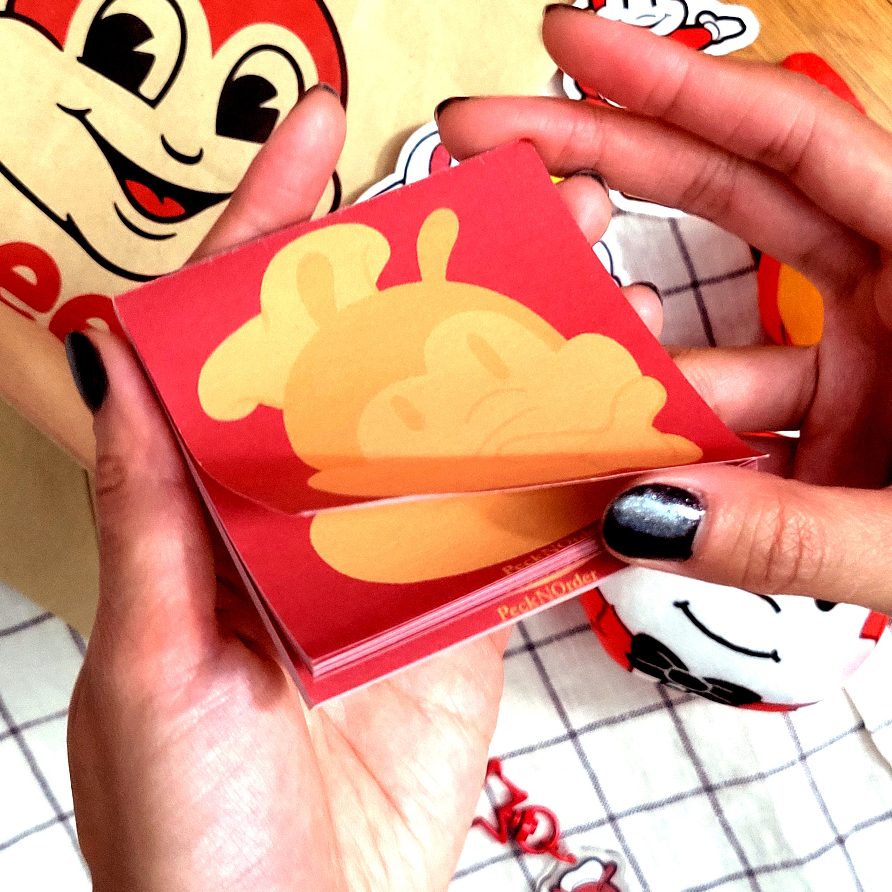 Jollibee Thinking About Chickenjoy Non-sticky Tearable Rippable Paper ...