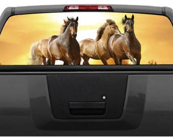 Fire Flames Rear Window Graphic Decal for Truck SUV | Etsy