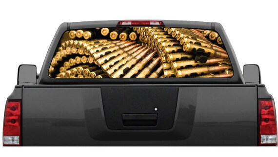 Ammo Military Gun Rear Window Graphic Decal for Truck SUV | Etsy