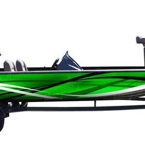 Vendetta (green) Boat Wrap Kit Vinyl Graphic Decal 3M - 15 Sizes ...