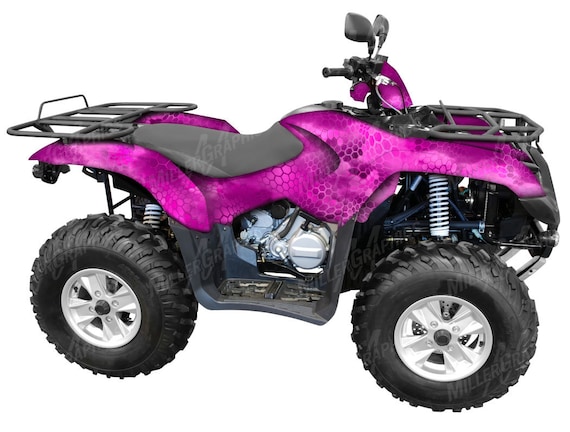 Chameleon Pink Camo ATV Wrap Kit Vinyl Graphic Decal 4 Wheeler | Etsy