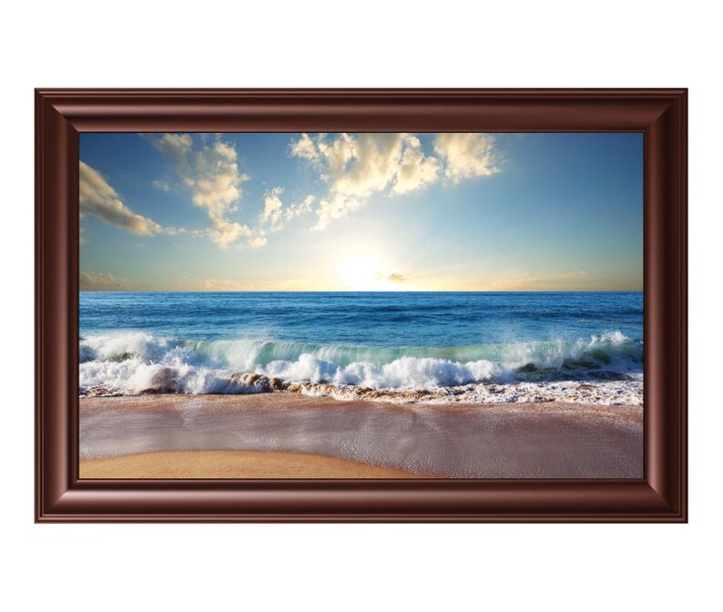 Beach Ocean Waves Wall Decal Sticker Graphic 4 Sizes | Etsy