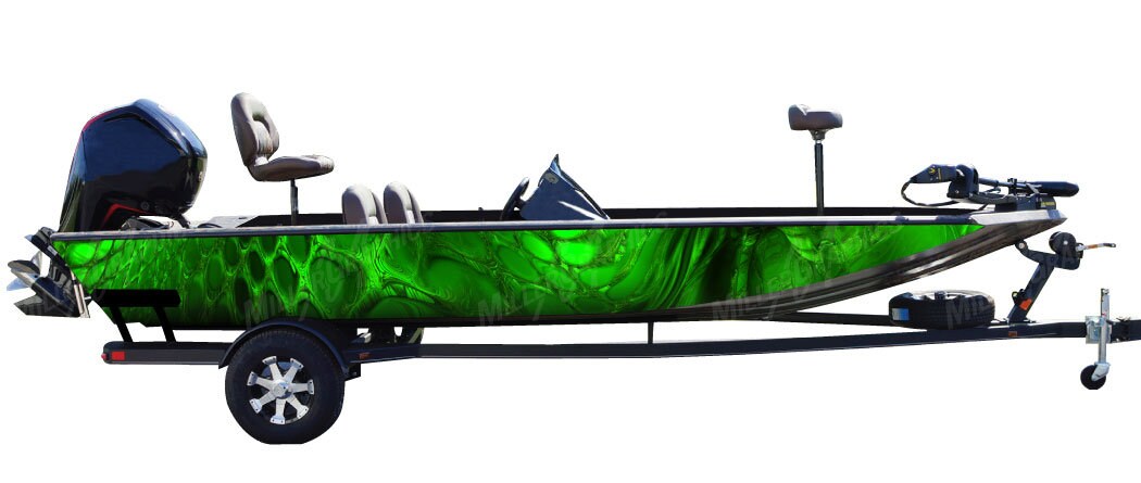 Shipwreck (green) Boat Wrap Kit Vinyl Graphic Decal 3M - 15 Sizes ...