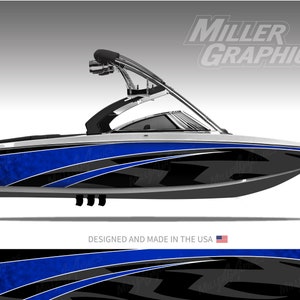 Stealth blue Boat Wrap Kit 3M Premium Cast Vinyl 15 Sizes - Etsy