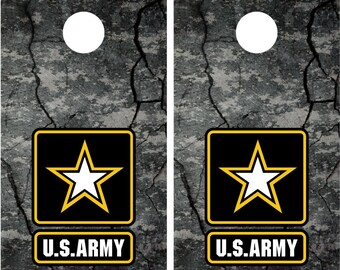 U.S. Army Soldiers Digital Camo Cornhole Board Decal Wrap | Etsy