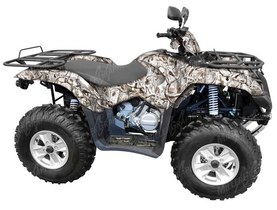 Obliteration Snow Camo ATV Wrap Kit Vinyl Graphic Decal 4 | Etsy