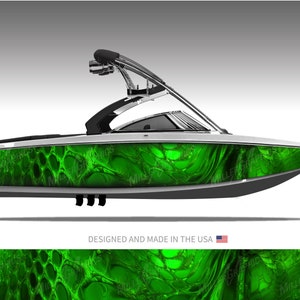 Shipwreck (green) Boat Wrap Kit Vinyl Graphic Decal 3M - 15 Sizes ...