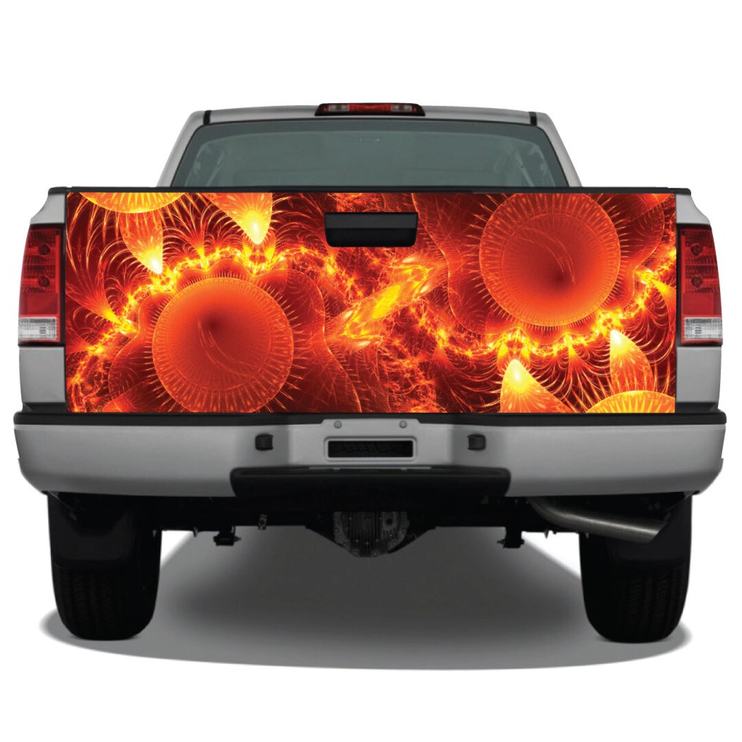 Ring of Fire Abstract Tailgate Wrap Vinyl Graphic Decal - Etsy