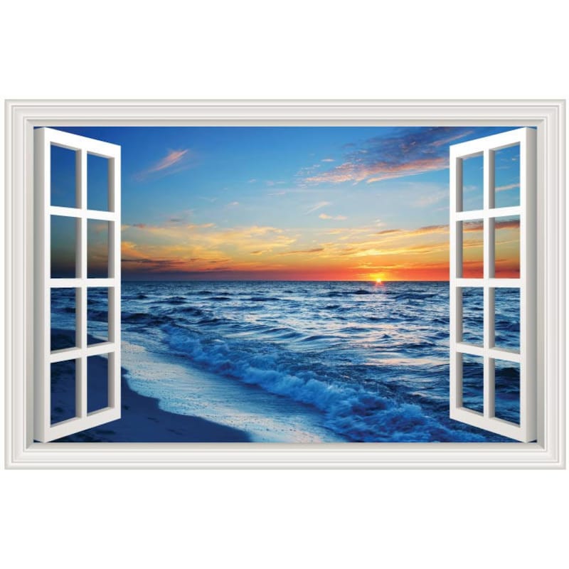 Sunset Wall Decal - Etsy