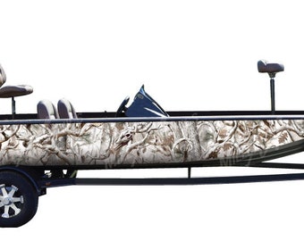 Camo Boat Wrap Kit Chameleon Green 3M Cast Vinyl 6 Sizes - Etsy