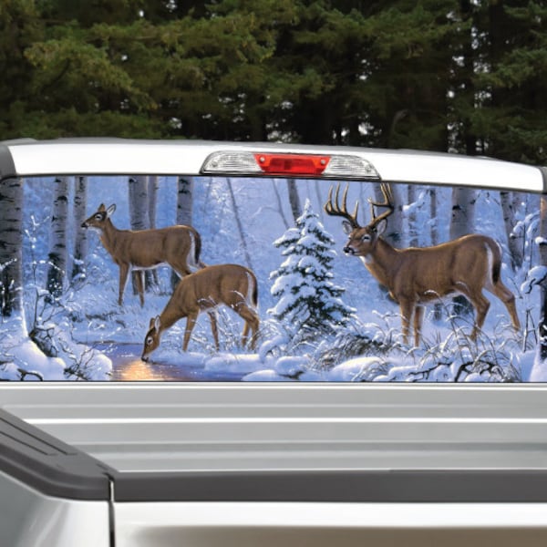 Truck Rear Window Buck Decals - Etsy