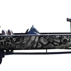 Camo Boat Wrap Kit chameleon Night Xd 3M Cast Vinyl 6 Sizes Available ...