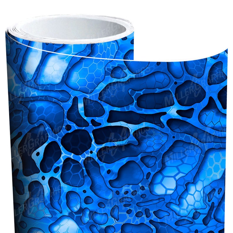 Camo Boat Wrap Kit chameleon Blue Xd 3M Cast Vinyl - Etsy