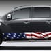 Waving American Flag Rocker Panel Graphic Decal Wrap Kit Truck SUV - 6 ...