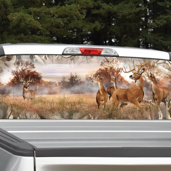 Deer Rear Window Decal - Etsy