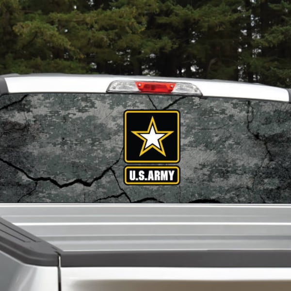 Cracked Window Decal - Etsy