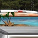 Beach Scene 4 Palm Trees Rear Window Graphic Decal Truck SUV - Etsy