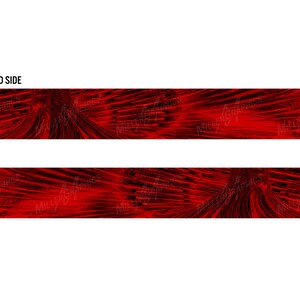 Cyclone (red) Abstract Boat Wrap Kit 3M Cast Vinyl - 15 Sizes Available ...