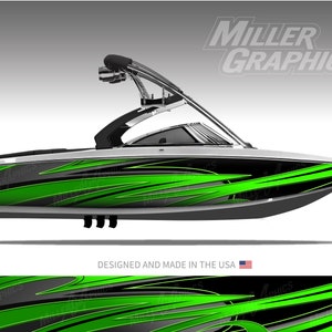 Viper Green Boat Wrap Kit Vinyl Graphic Decal 15 Sizes Available - Etsy