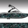 Typhoon aqua Abstract Boat Wrap Kit 3M Cast Vinyl 15 Sizes Available - Etsy