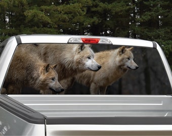 Wolf Rear Window Graphic Decal - Etsy