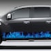 Flames Fire (blue) Rocker Panel Graphic Decal Wrap Kit Truck SUV - Etsy