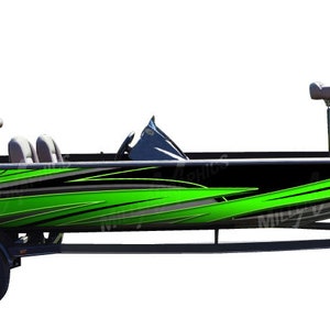 Viper Green Boat Wrap Kit Vinyl Graphic Decal - 15 Sizes Available - Etsy