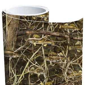 Fish Camo Boat Wrap Kit "walleye" 3M Cast Vinyl - 15 Sizes Available - Etsy