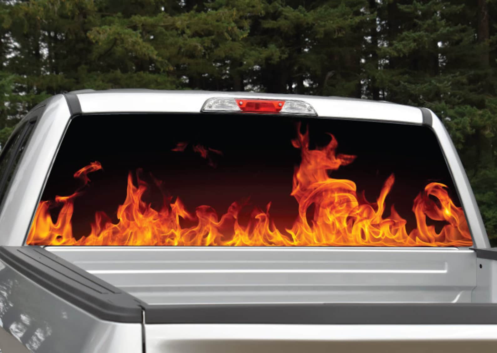 Fire Flames Rear Window Graphic Decal for Truck SUV (perforated) - Etsy