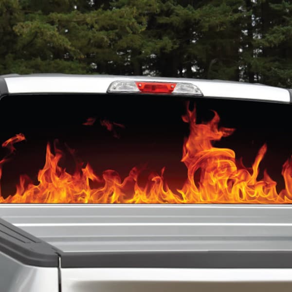 Flames Decal - Etsy