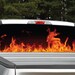 Flames Fire blue Rocker Panel Graphic Decal Wrap Kit Truck - Etsy