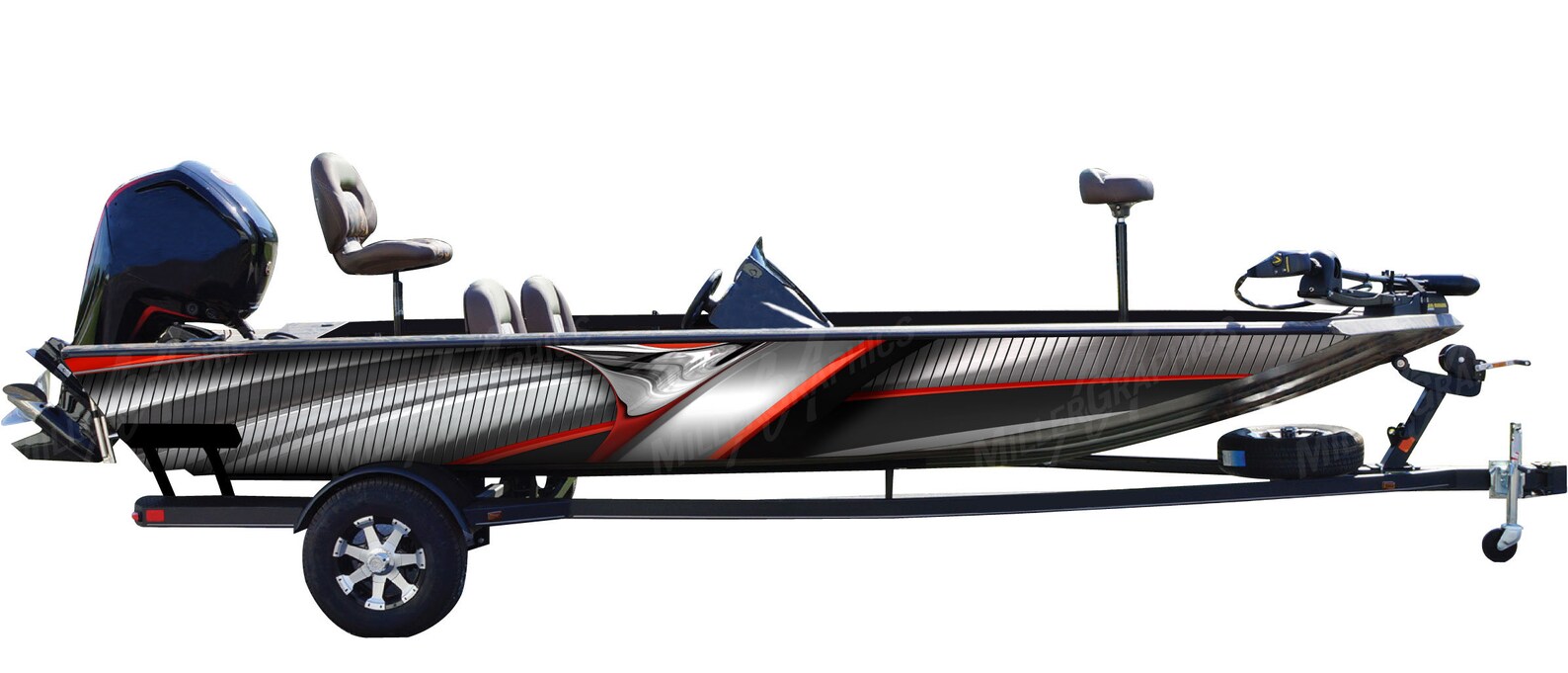 Armor red Boat Wrap Kit Vinyl Graphic Decal 15 Sizes Available - Etsy