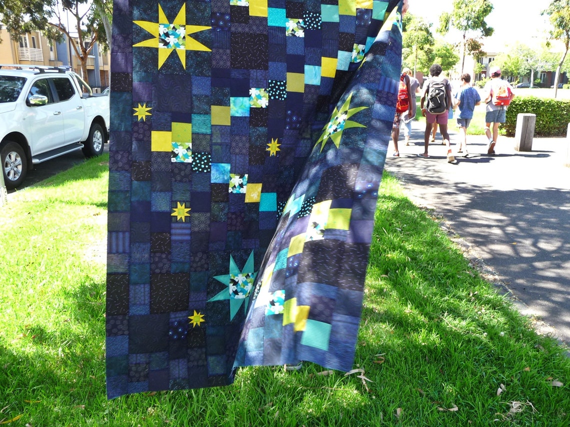 Constellation Quilt Pattern PDF Download by Leslie Edwards | Etsy