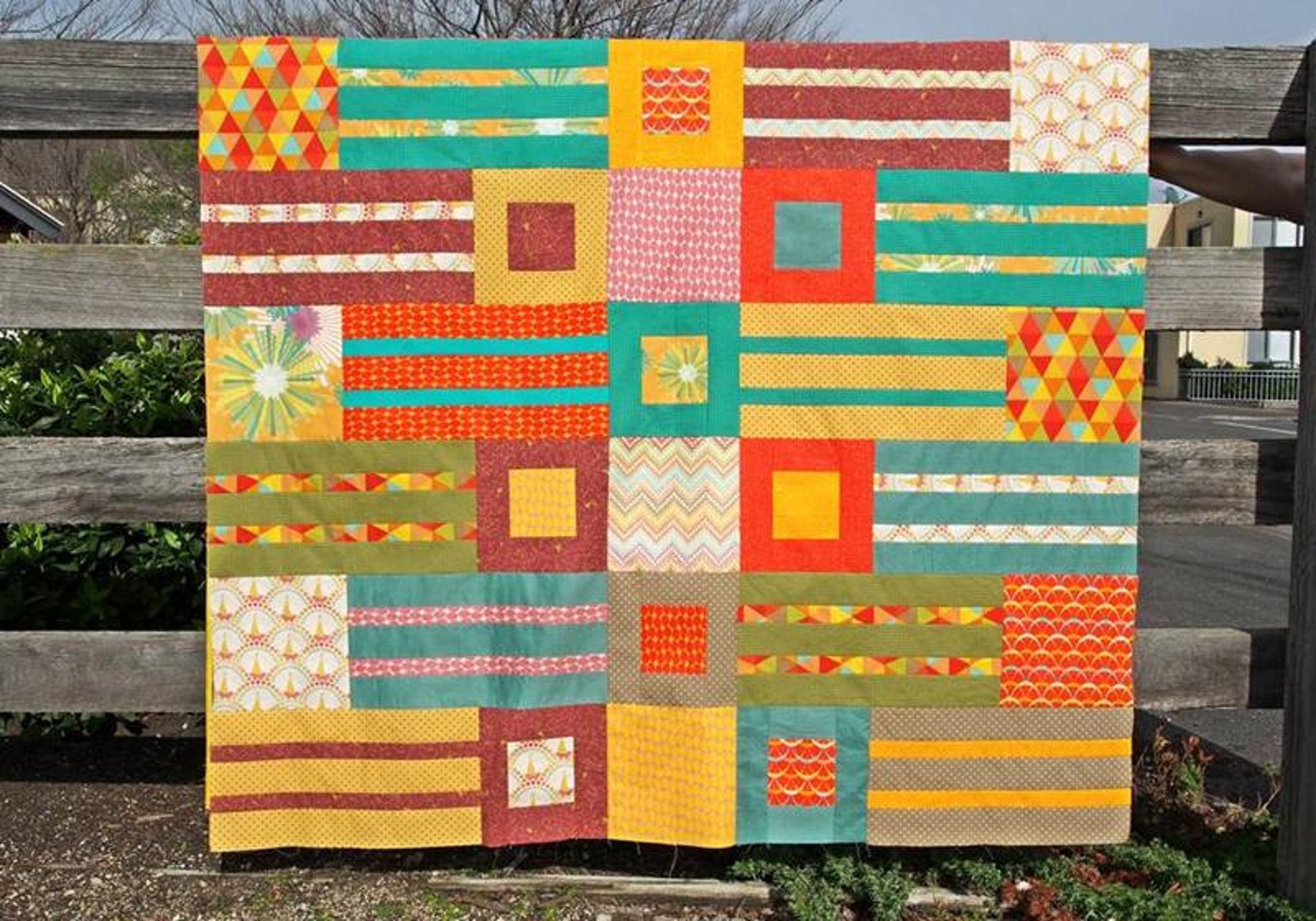 Metro Quilt Pattern (PDF Download) by Leslie Edwards @ Quilting Fabrications - Etsy