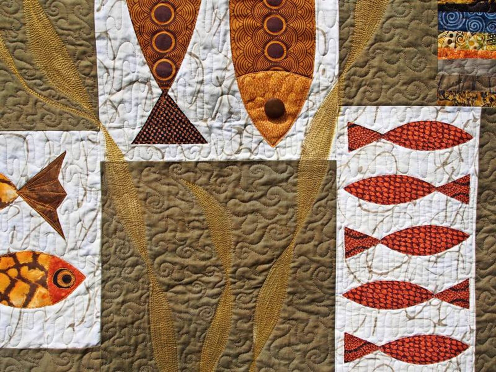 Fish and Chips Quilt Pattern (PDF Download) by Leslie Edwards ...