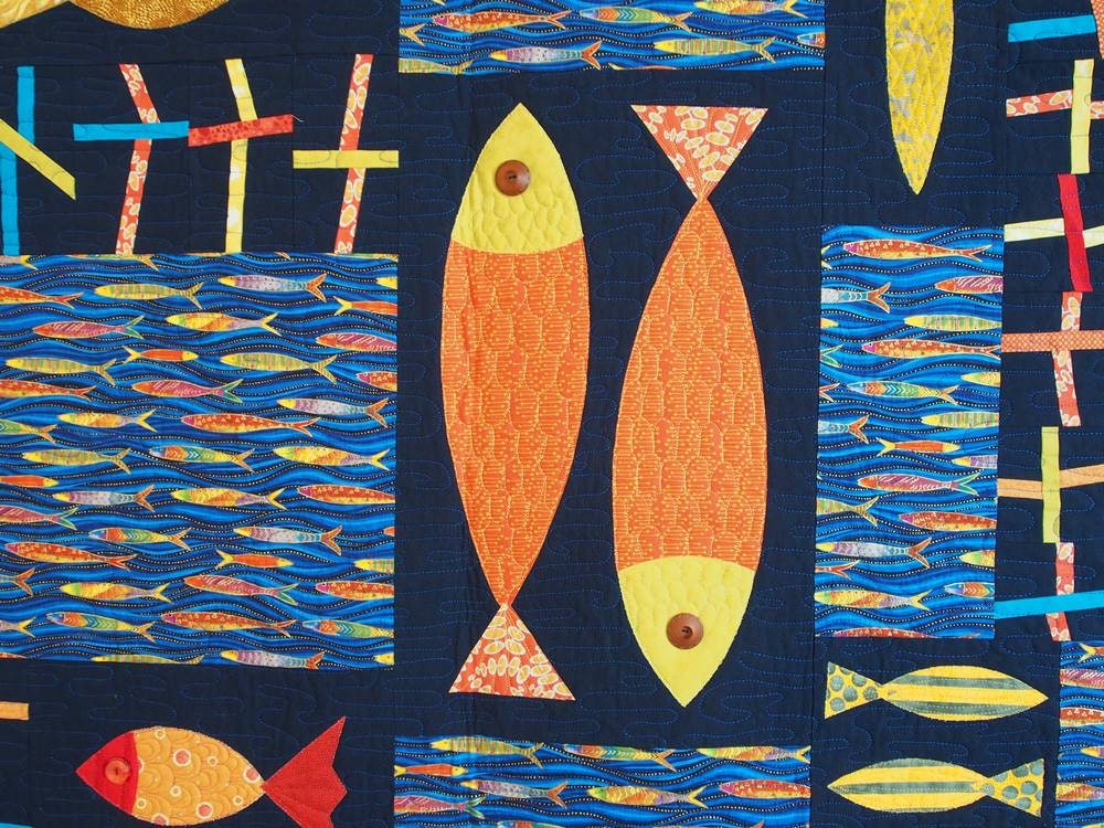 Fish and Chips Quilt Pattern (PDF Download) by Leslie Edwards ...