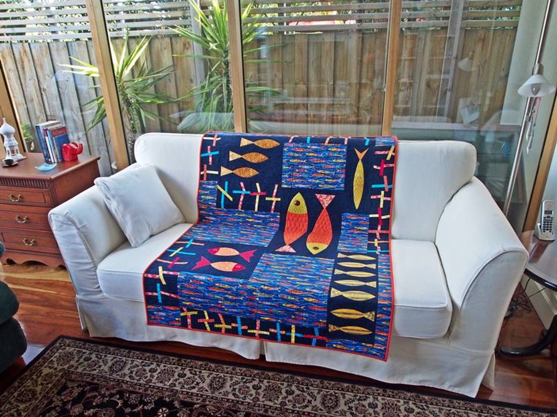 Fish and Chips Quilt Pattern (PDF Download) by Leslie Edwards ...