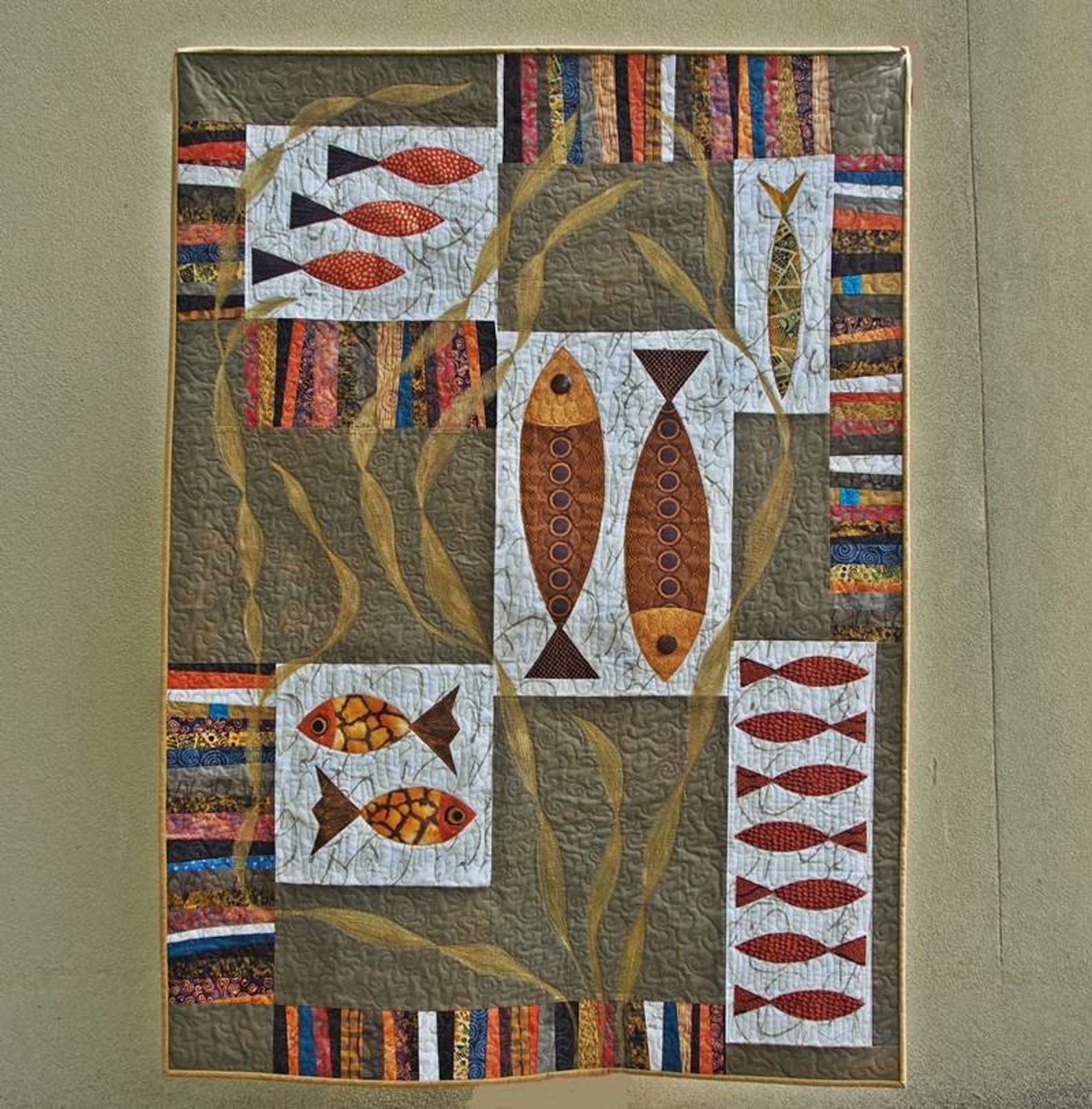 Fish and Chips Quilt Pattern (PDF Download) by Leslie Edwards ...