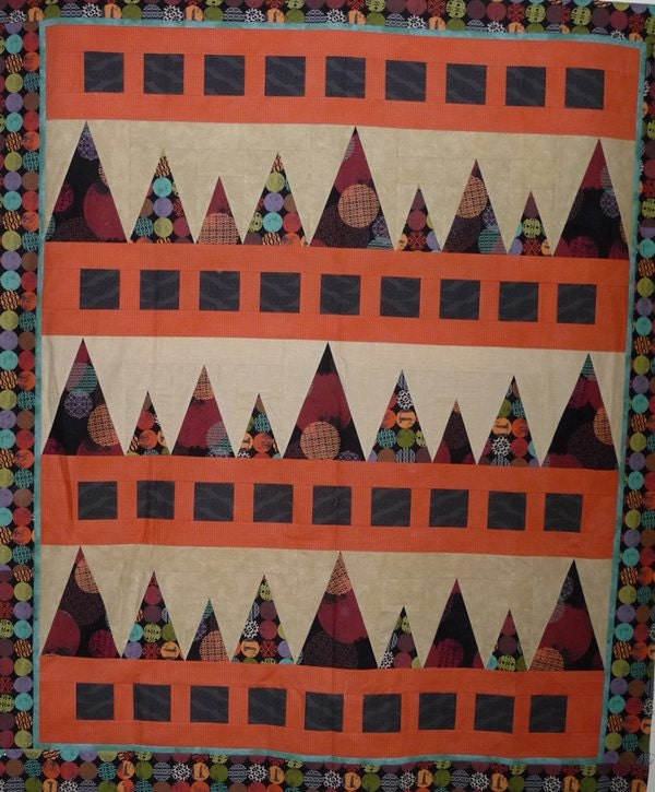 Sawtooth Mountains Quilt Pattern PDF Download by Leslie Edwards ...