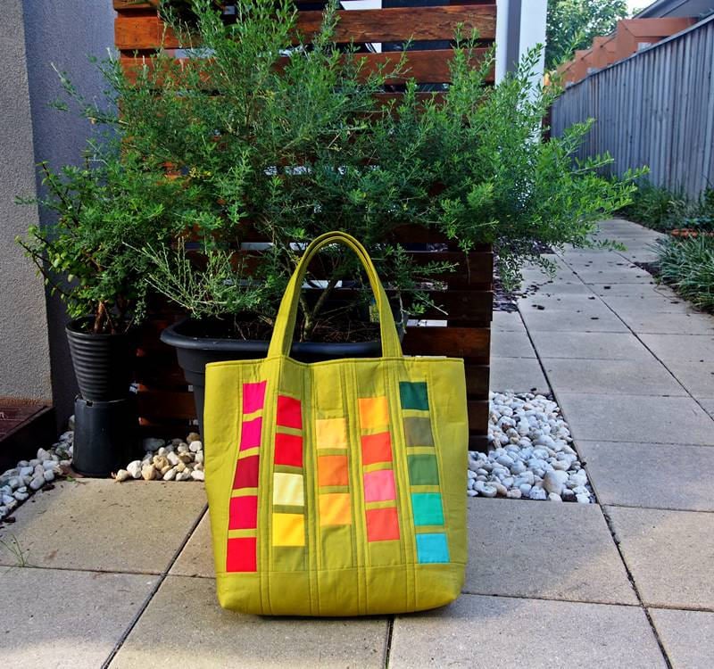 Paint Chip Tote Bag Pattern (PDF Download) by Leslie Edwards @ Quilting ...