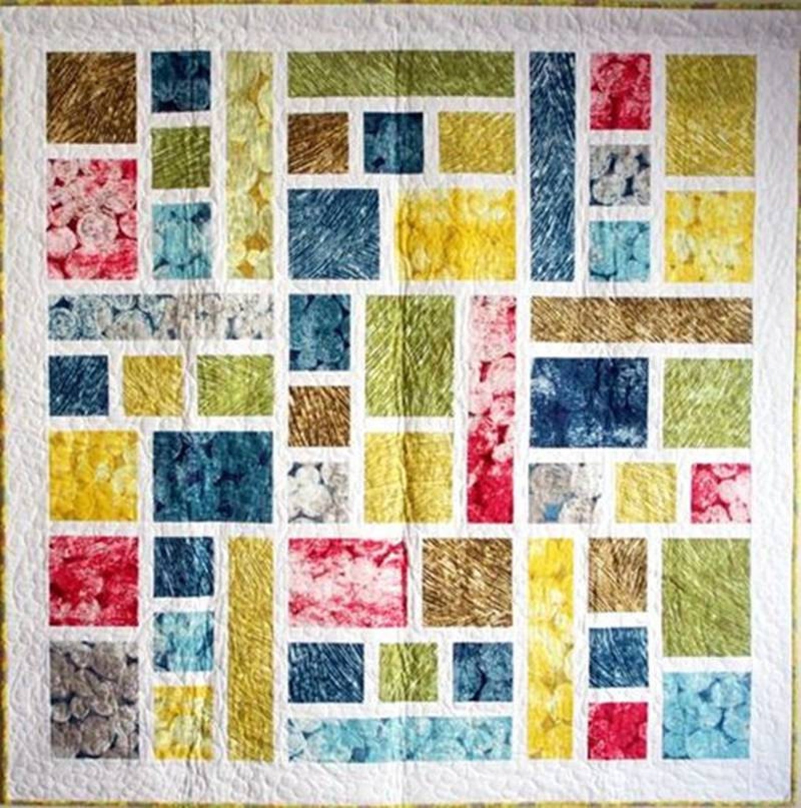 Stained Glass Quilt Pattern PDF Download by Leslie Edwards Quilting ...