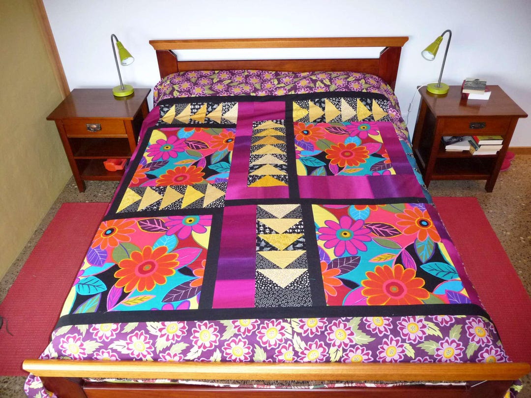 Flower Power Quilt Pattern (PDF Download) by Leslie Edwards @ Quilting ...